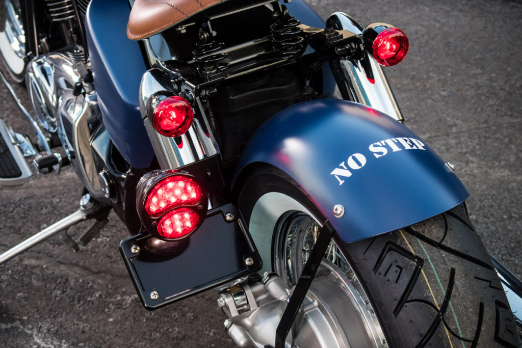 HORIZONTAL LICENSE BRACKET FOR 1100 - Blue Collar Bobbers